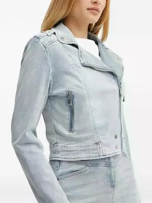 MORGAN Vammy Biker-style Denim Jacket