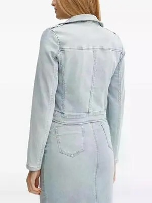 MORGAN Vammy Biker-style Denim Jacket