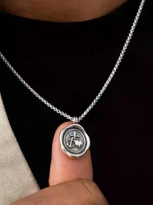 DOWER & HALL Hope Talisman Necklace