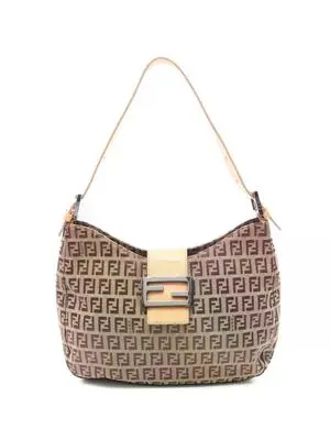 Fendi Zucchino Monogram Canvas Shoulder Bag