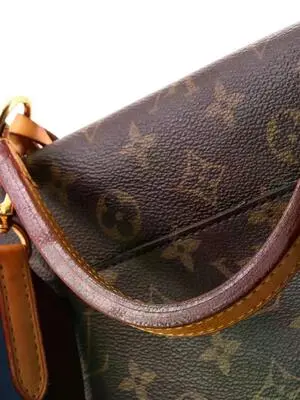 LOUIS VUITTON Cluny Top Handle Bag Monogram Canvas Mm Shoulder Bag