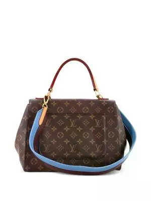 LOUIS VUITTON Monogram Canvas Cluny Top Handle Bag - Brown