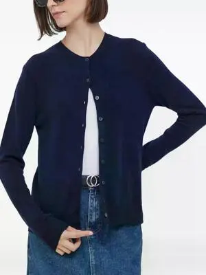 BENETTON Button-up Cardigan - Blue