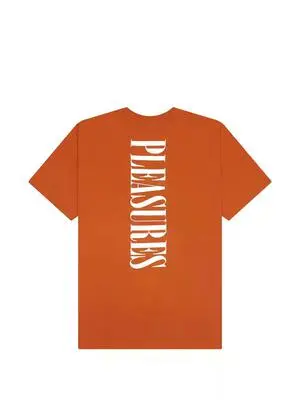 PLEASURES Logo-print T-shirt