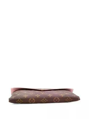 LOUIS VUITTON Monogram Canvas Clutch Bag - Brown