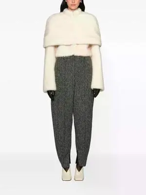 ET OCHS Vlad Cape-overlay Faux-fur Jacket