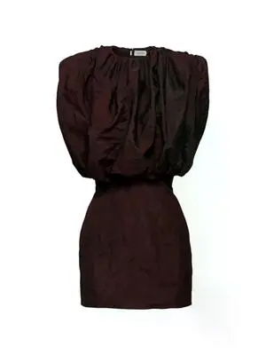 Magda Butrym Gathered Voluminous Mini Dress