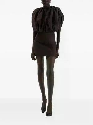 Magda Butrym Gathered Voluminous Mini Dress
