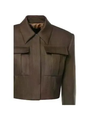 DONDUP Patch-pocket Cropped Jacket