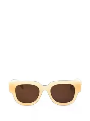 Palm Angels Monterey Rectangle-frame Sunglasses - Neutrals