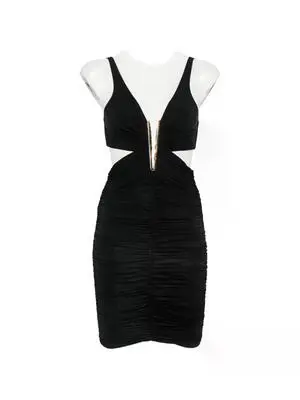 Elisabetta Franchi Ruched Cutout-detail Mini Dress
