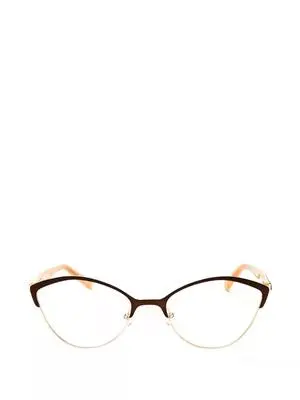 LIZ CLAIBORNE Cat Eye Eyeglasses - Brown