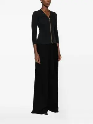Elisabetta Franchi Zip-up Corset-style Jacket