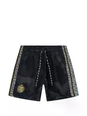 DENIM TEARS Zebra Stripe Shorts - Black