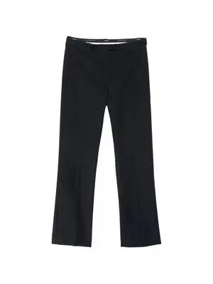 Max Mara Pressed Crease Trousers - Black