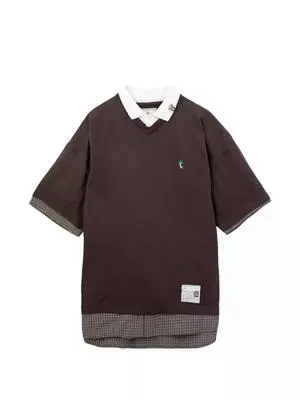 Mihara Yasuhiro Triple-layered Duck-embroidered T-shirt