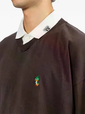 Mihara Yasuhiro Triple-layered Duck-embroidered T-shirt