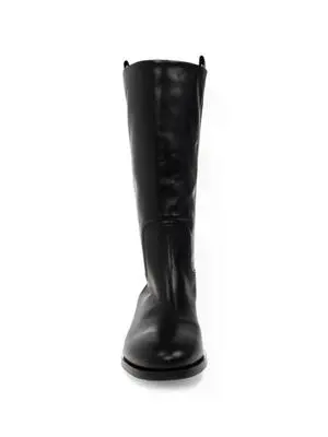 AeydĒ Theo Knee-high Leather Boots - Black