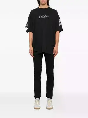 MASTERMIND WORLD Distressed Skull-print T-shirt