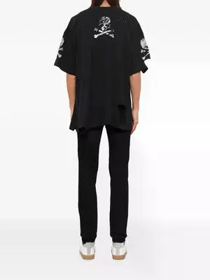 MASTERMIND WORLD Distressed Skull-print T-shirt