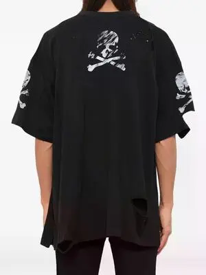 MASTERMIND WORLD Distressed Skull-print T-shirt