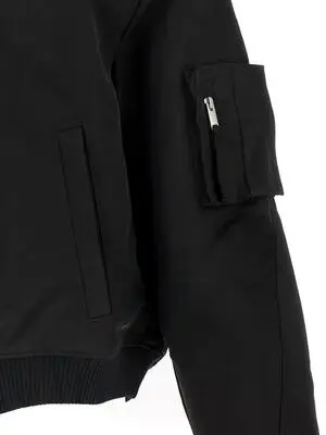 THOM KROM Bomber Jacket With Zip-up Front