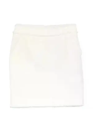Max Mara Frayed Edge Mini Skirt