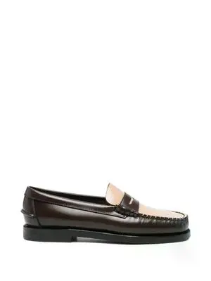 SEBAGO Two-tone Leather Loafers