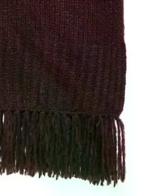 EMERSON RENALDI Fringed Chunky-knit Scarf