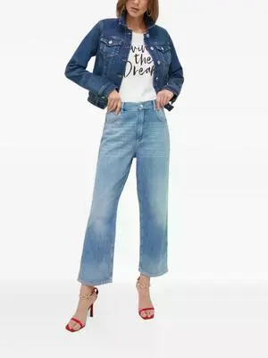 MORGAN Button-fastening Denim Jacket