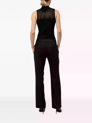 Hugo Pressed-crease Straight-leg Trousers