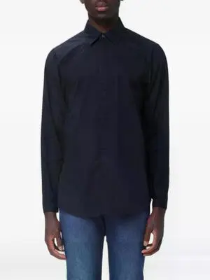 Armani Exchange Logo-embroidered Shirt