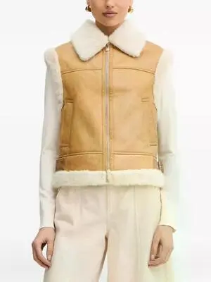 MORGAN Faux-fur Trim Gilet