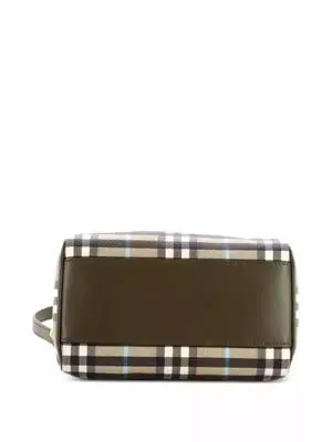 Burberry E-canvas Mini Satchel - Green