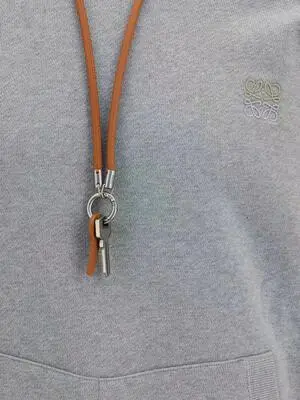 Loewe Anagram-embroidered Key-detail Hoodie