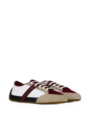 Givenchy Slim Suede-panelled Low-top Sneakers