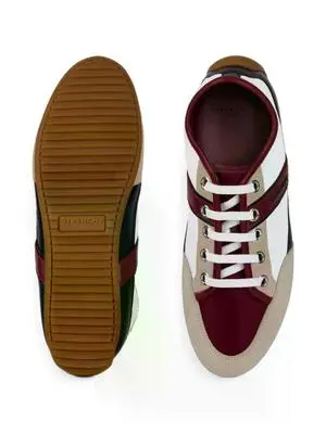 Givenchy Slim Suede-panelled Low-top Sneakers