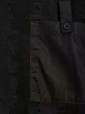 Y3 Deco Stitch Distressed-effect Patch-pocket Shirt