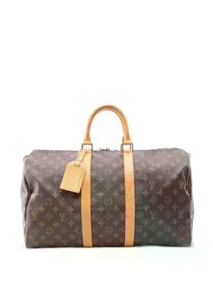 LOUIS VUITTON Monogram Keepall 45 Boston Luggage Bag