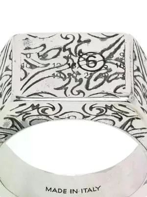 MAISON MARGIELA Tone Engraved Ring