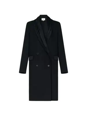 Loulou De Saison Ieva Draped Shawl-collar Coat