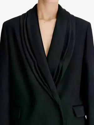 Loulou De Saison Ieva Draped Shawl-collar Coat