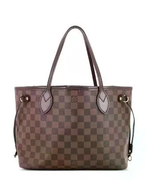 LOUIS VUITTON Damier Neverfull Pm Tote Bag - Brown