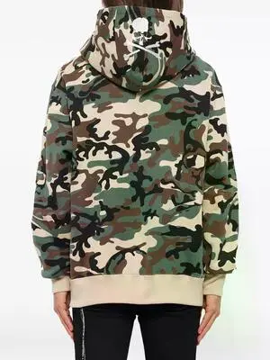MASTERMIND WORLD Camo-print Logo-embroidered Hoodie
