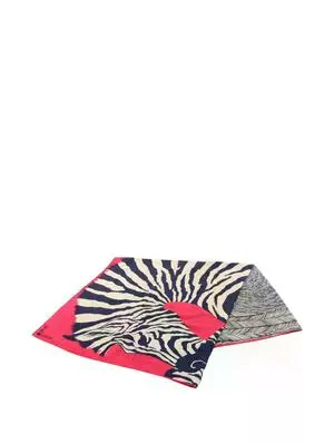 Hermès 2010s Zebra Pegasus Scarf Pink
