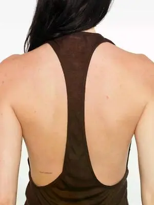 EB DENIM Valley Racer Tank Top - Brown