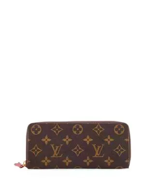 LOUIS VUITTON Clemence Wallet Monogram Canvas Small Wallets - Brown