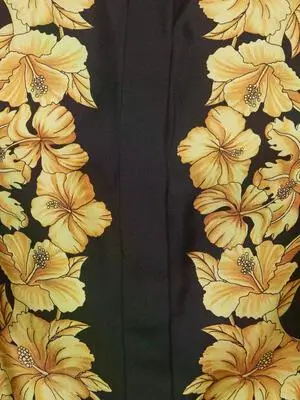 Versace Barocco-print Silk Shirt