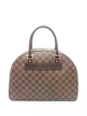 LOUIS VUITTON 2005 Nolita Damier Ebene Tote Bag - Brown