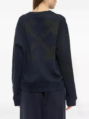 Off-White Logo Embroidered Sweatshirt
